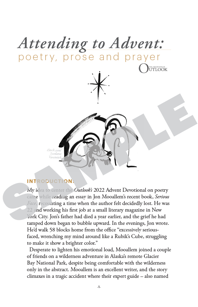 Attending to Advent: poetry, prose and prayer - The Presbyterian Outlook